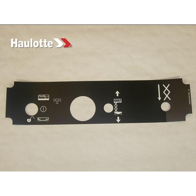 Haulotte Part # 2420342310 - CONTROL BOX LABEL – RQ Parts